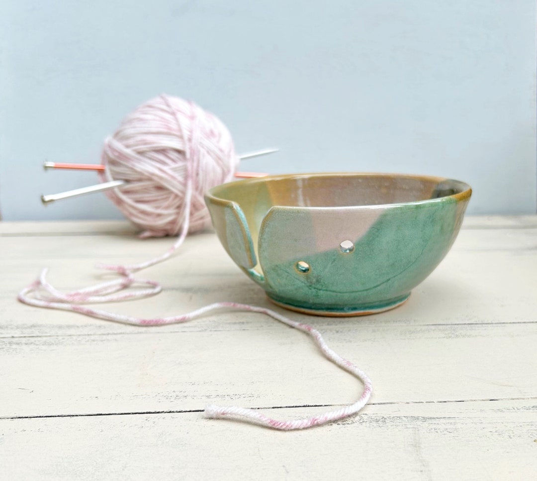 Yarn Bowl, Wool Bowl, Ceramic Yarn Bowl, Pottery Yarn Bowl, Pottery ...
