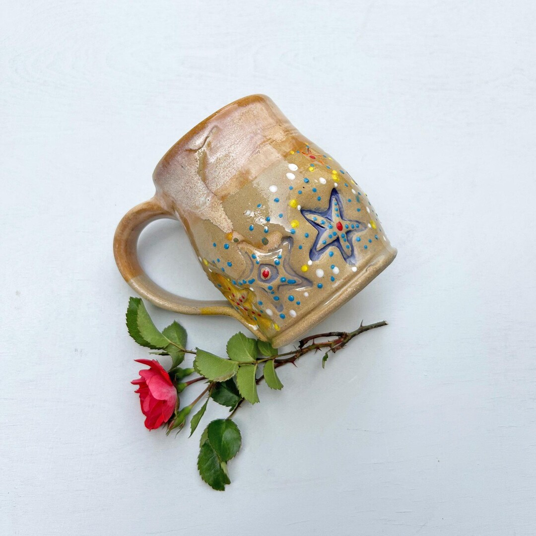 Celestial Mug, Ocean Mug, Beach Theme, Sea Themed Mug, Star Mug ...