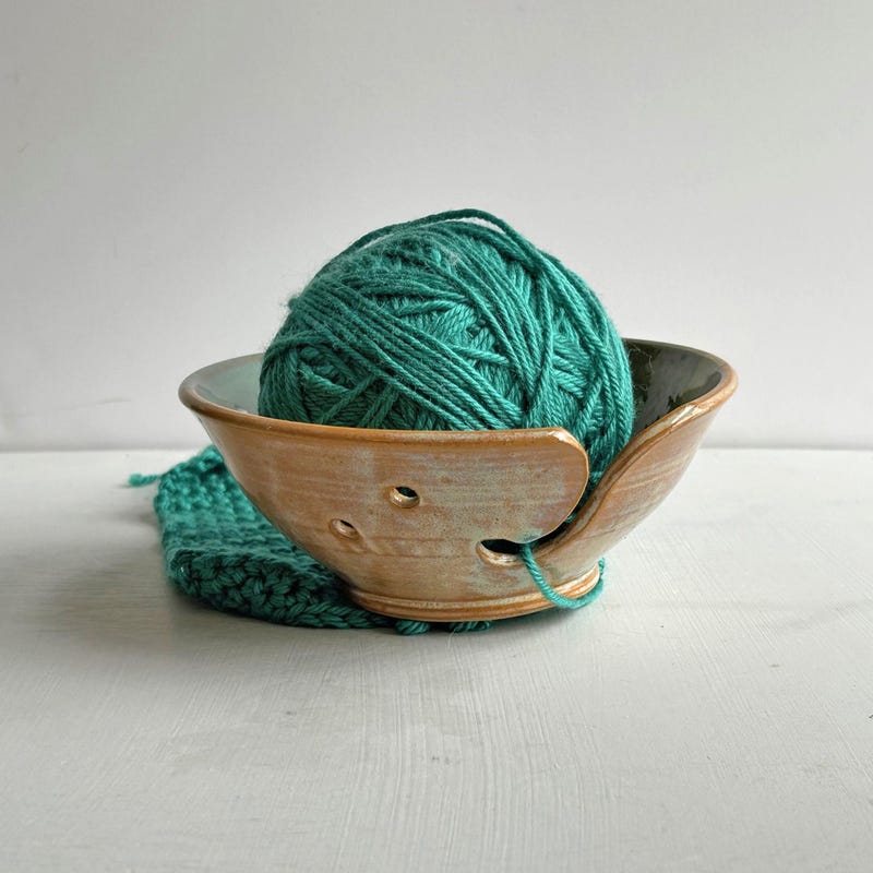 Ceramic Yarn Bowl - Etsy