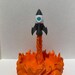 Rocket Ship Bowl – Retro Space Desk Organizer - Etsy