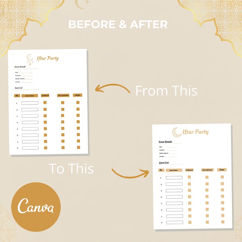 Ramadan Planner 2026 Canva Editable Printable Islamic Journal Prayer ...