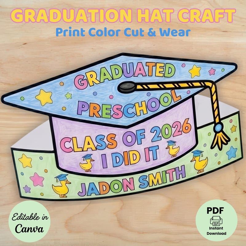 Crown Graduation Cap - Etsy