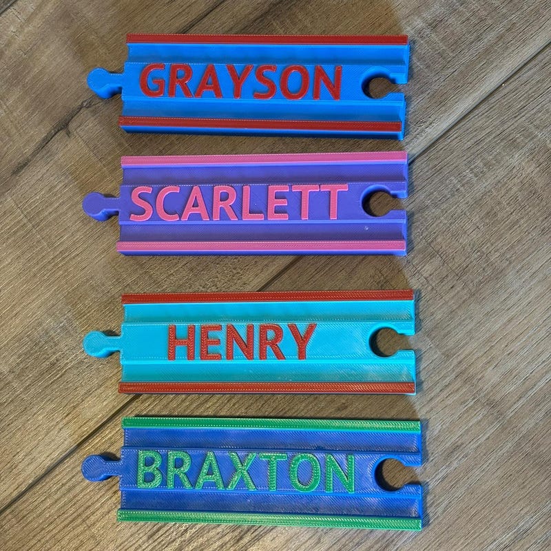 3d Print Train Kids Track - Etsy