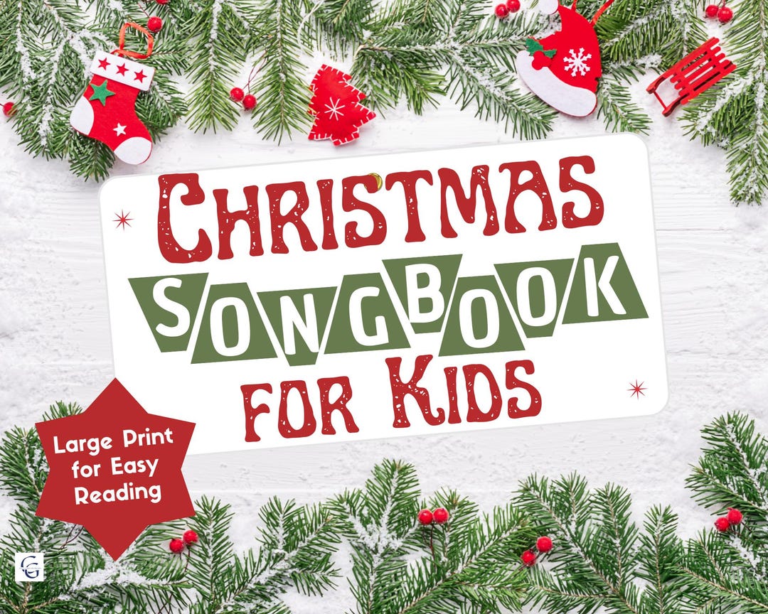 Christmas Caroling Songbook for Young Children | 11 Printable Pages ...
