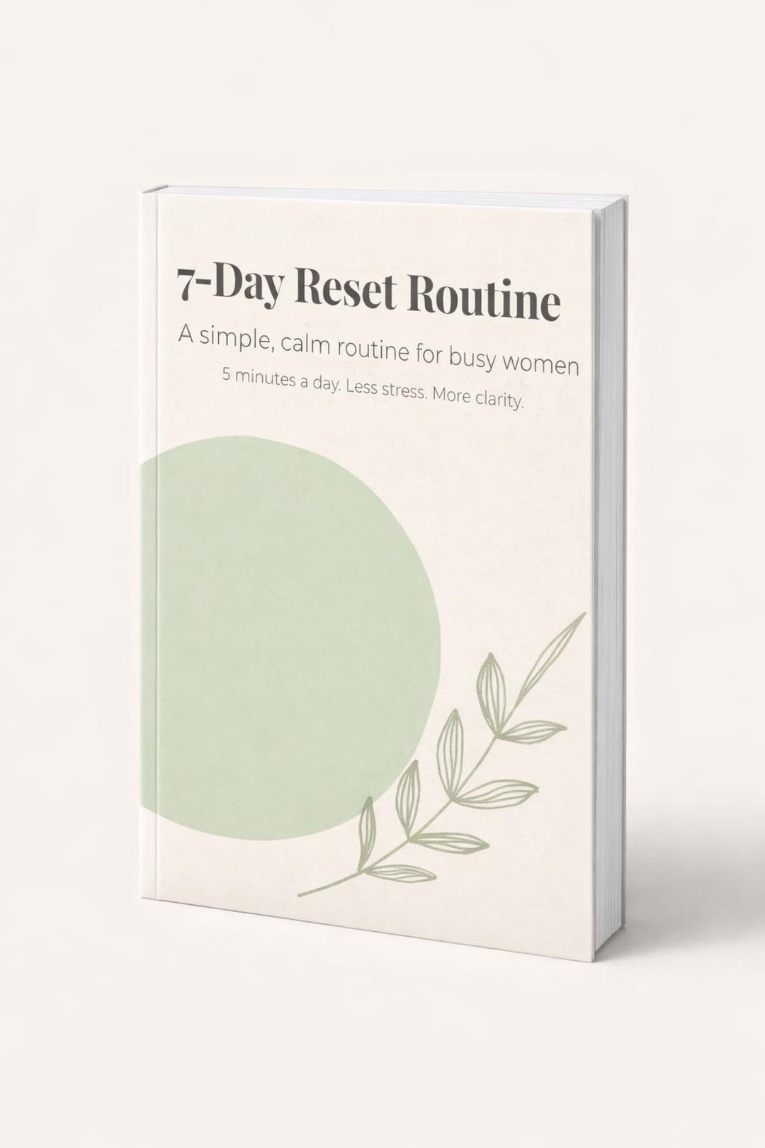 7-day Reset Routine for Busy Women | Calm & Clarity Self-care Guide ...