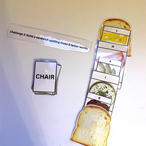 Alphabet Sandwich Printable | Letter Recognition & Spelling Activity ...
