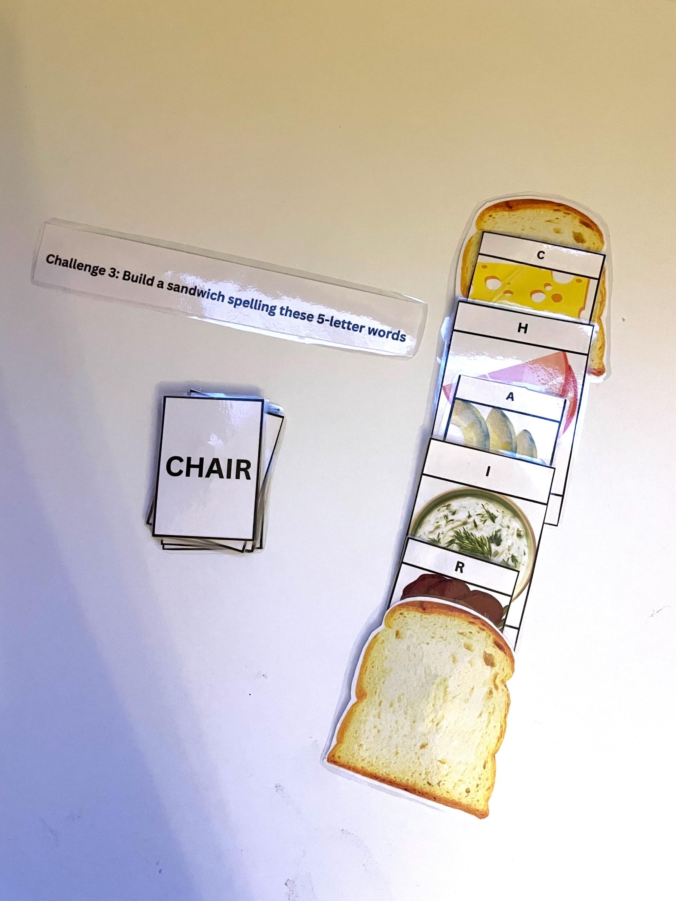 Alphabet Sandwich Printable | Letter Recognition & Spelling Activity ...