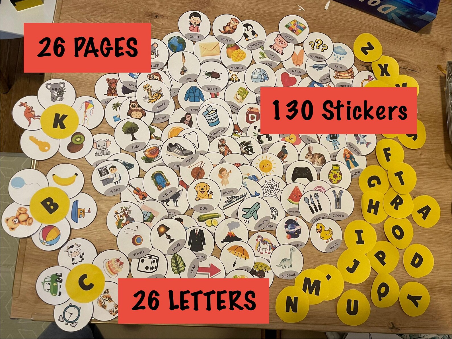Alphabet Phonics Game | Beginning Sounds Activity (PDF Download) - Etsy