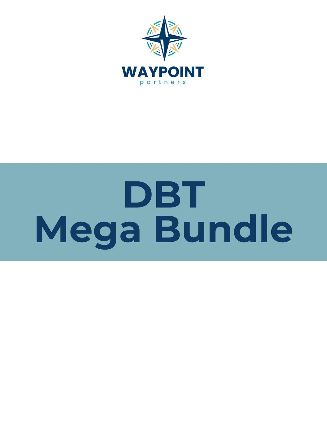 DBT Mega Bundle | Printable DBT Skills Workbook for Mindfulness ...