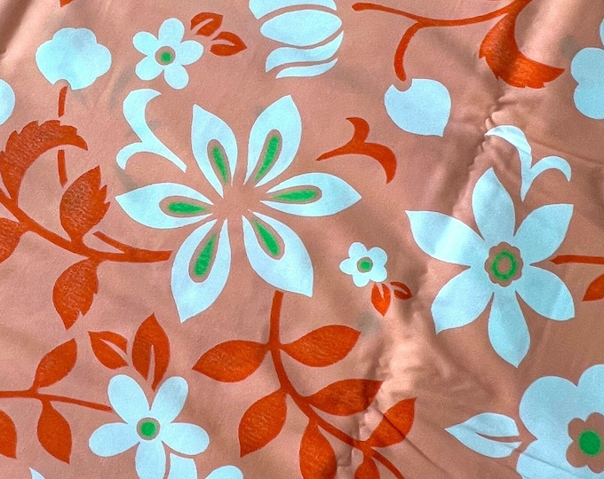 Vintage Fabric Hippie Wild Flower Print 36l X - Etsy Sweden