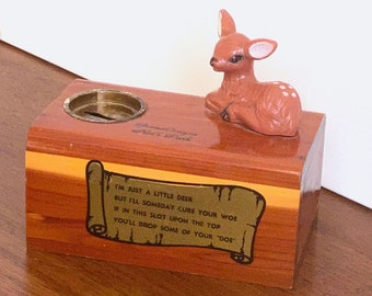Deer Piggy Bank - Etsy