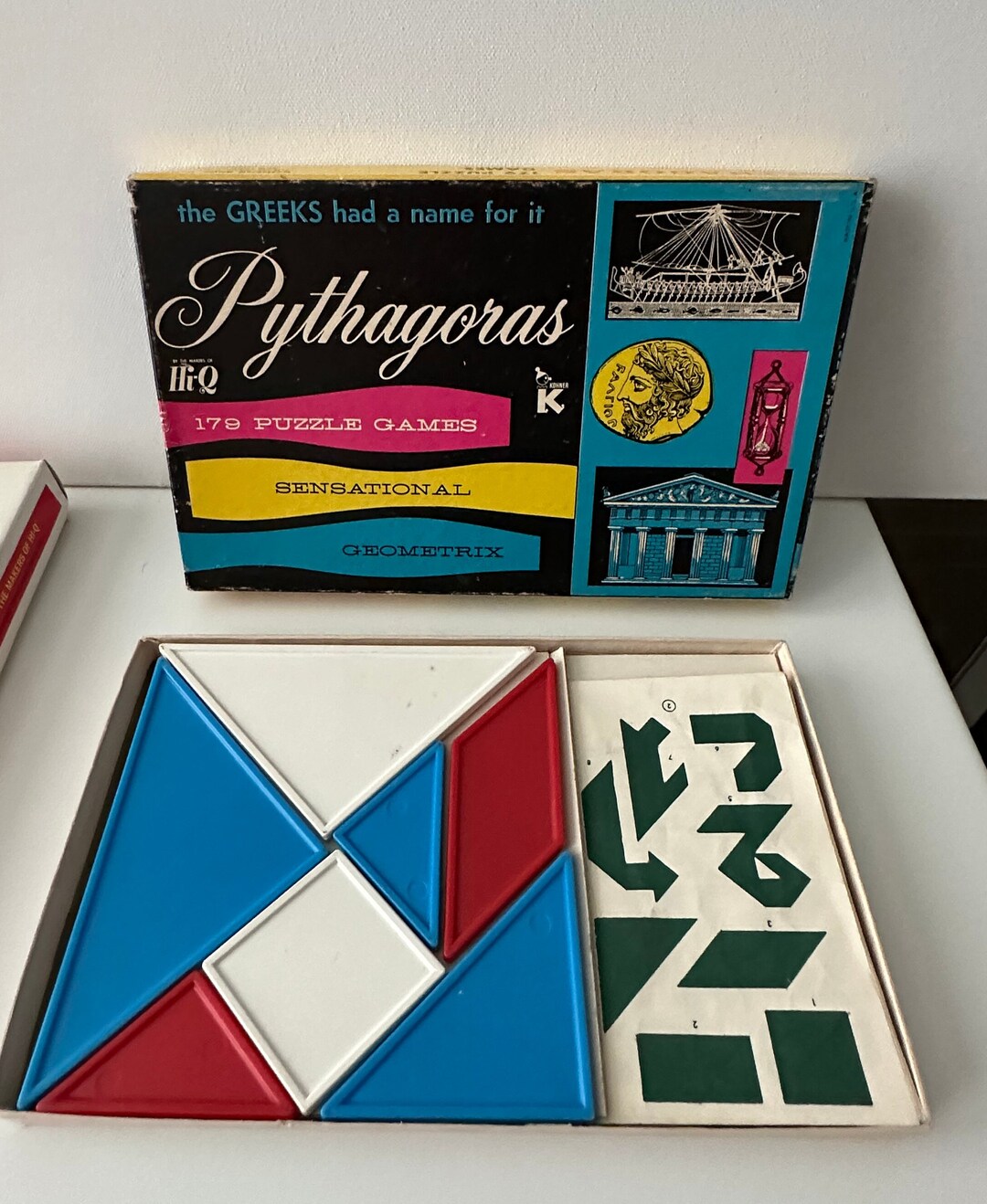 Vintage HI-Q Pythagoras Game by Kohner Bros, 1972 - Geometric Puzzle - Etsy