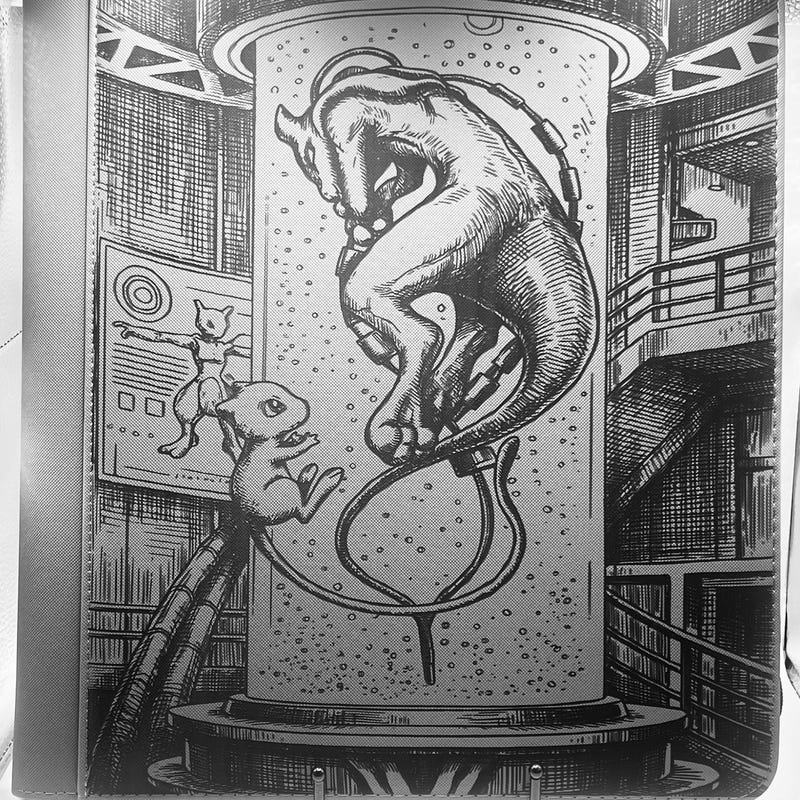 Mewtwo Custom Binder - Etsy