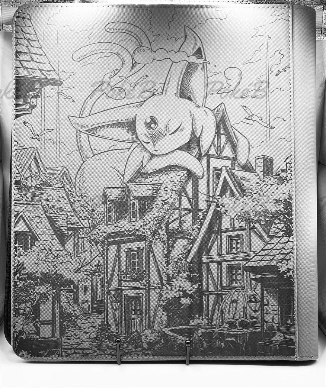 Espeon Top Loader Binder | Pokemon TCG Binder | Custom Pokemon TCG Card ...