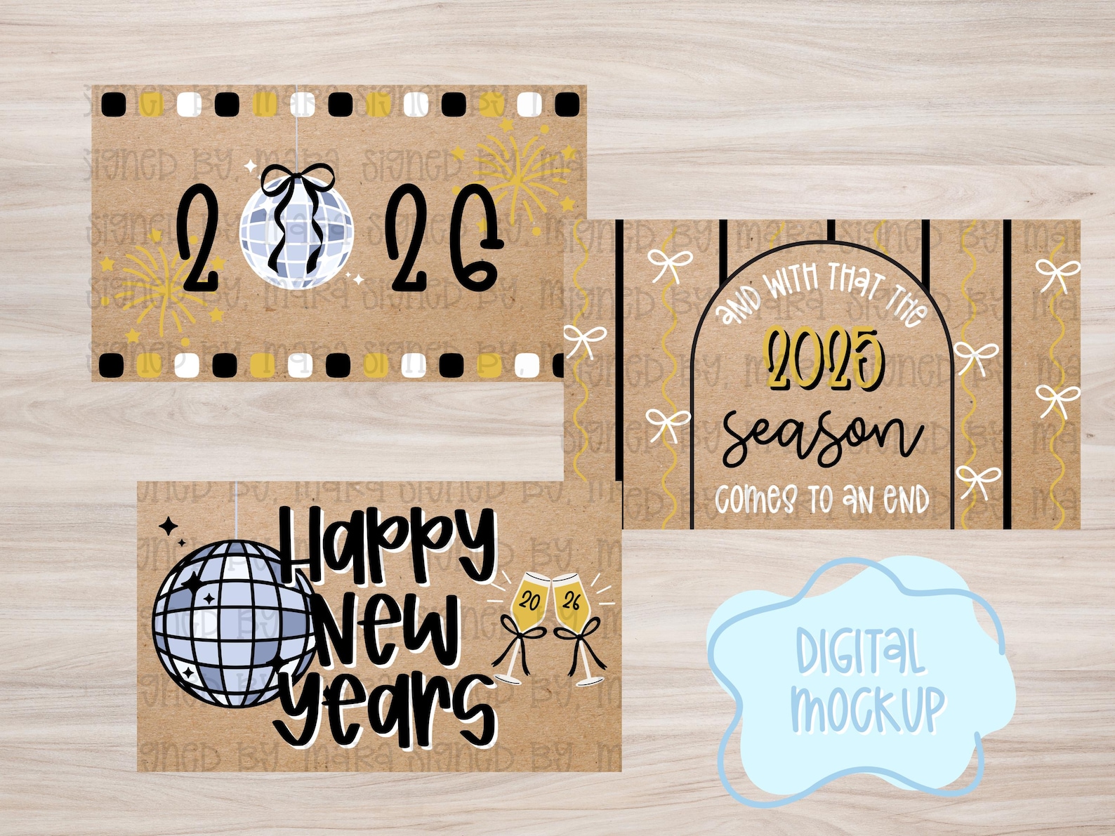 New Years Bundle Banner Template | Editable Canva Banner | 36x60 DIY ...