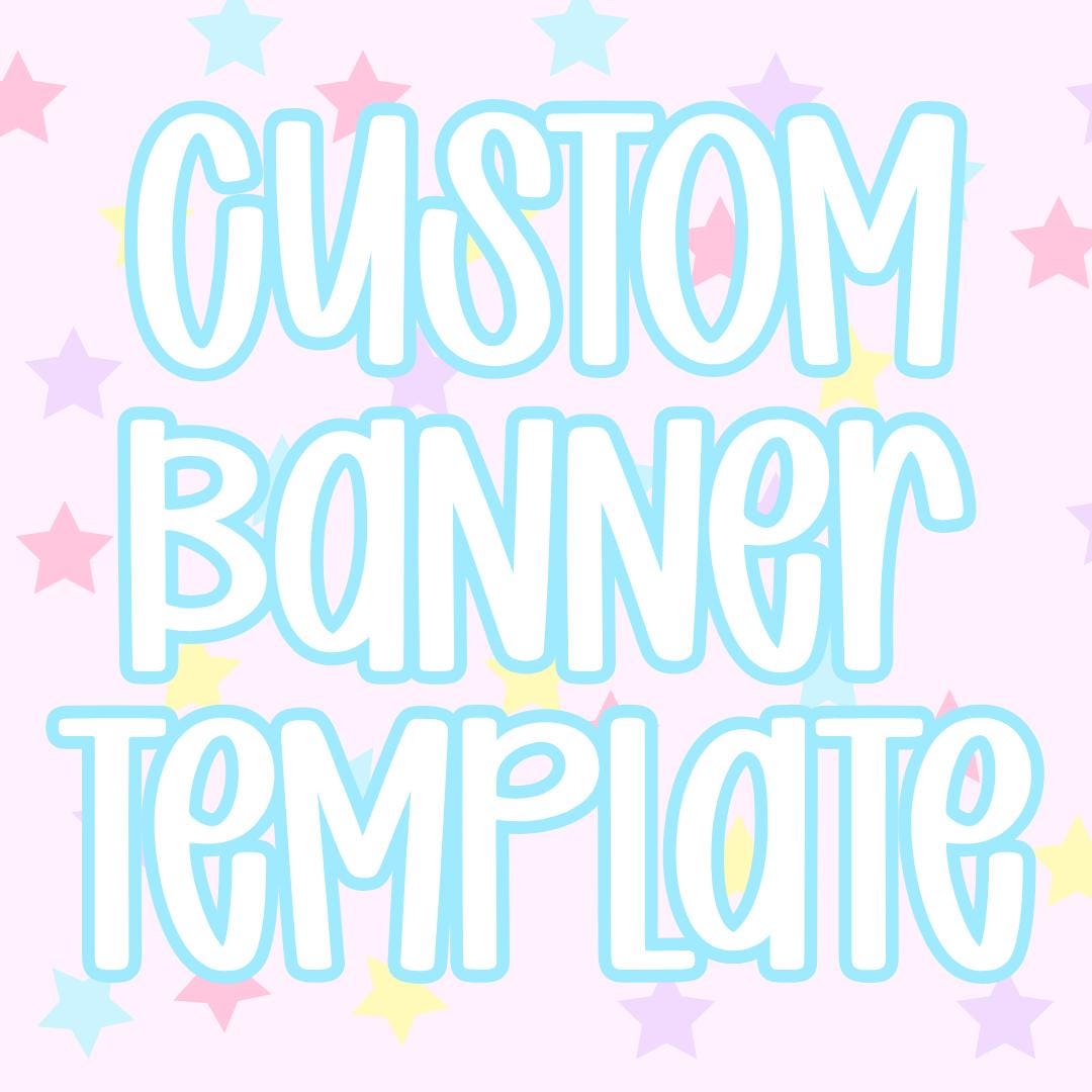 Custom Party Banner Template - Personalized Canva Design (digital ...