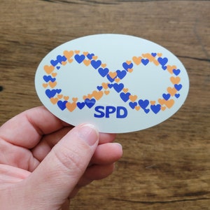 SPD Sensory Processing Disorder Sticker - Etsy