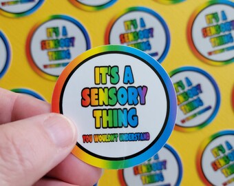 Sensory Sticker - Etsy