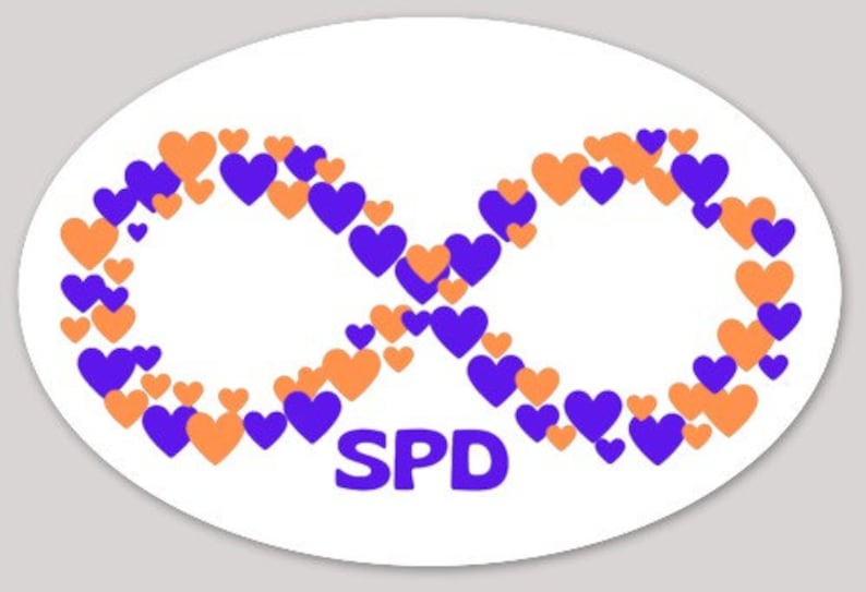 SPD Sensory Processing Disorder Sticker - Etsy