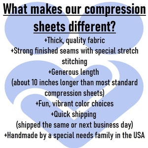 TODDLER Compression Sheet - Etsy