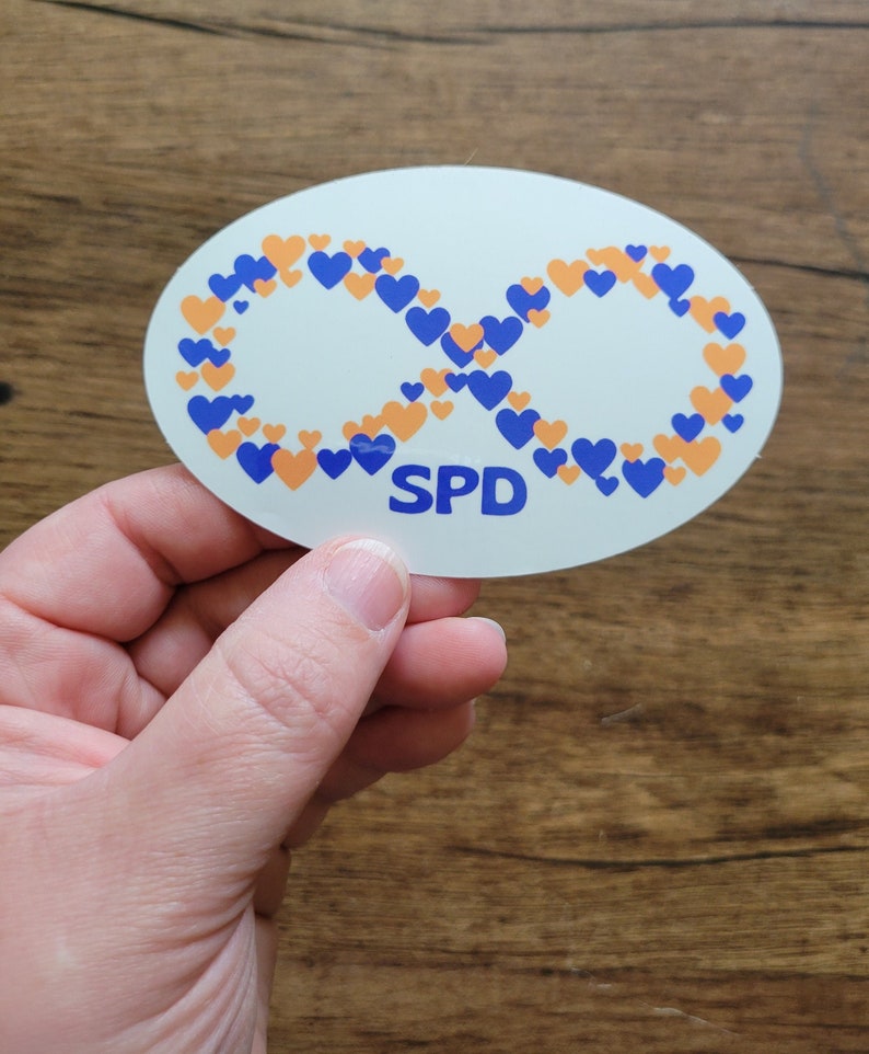 SPD Sensory Processing Disorder Sticker - Etsy