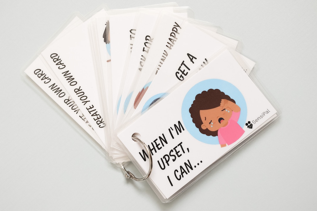 Calm Down Cards: Emotion Regulation, Coping Skills - Etsy