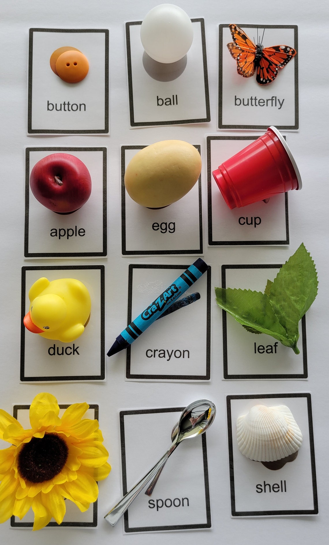 Object and Picture Matching Game | Etsy