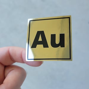 Autism Gold Symbol Sticker, Awareness and Acceptance - Etsy