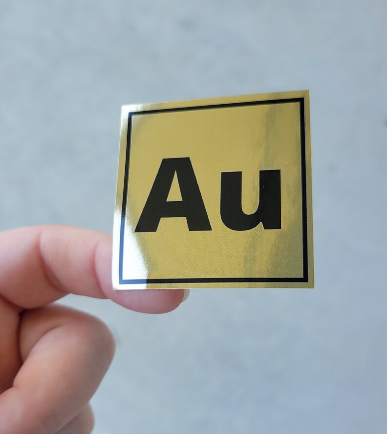 Autism Gold Symbol Sticker Awareness and Acceptance - Etsy