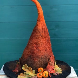 Custom Made Witches Hat, Fancy Dress Costume,larping, Black Hat, Strega ...