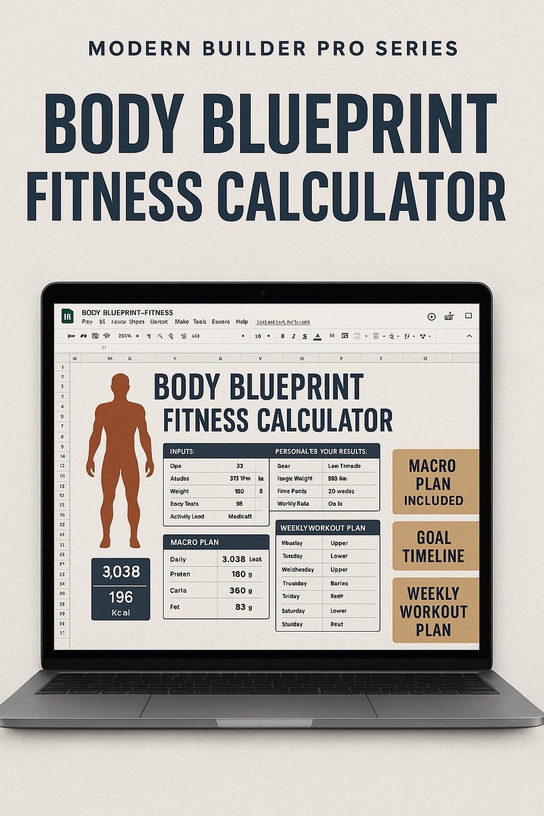 Fitness Calculator & Meal Plan | Macro Tracker | 7-day Workout Plan ...