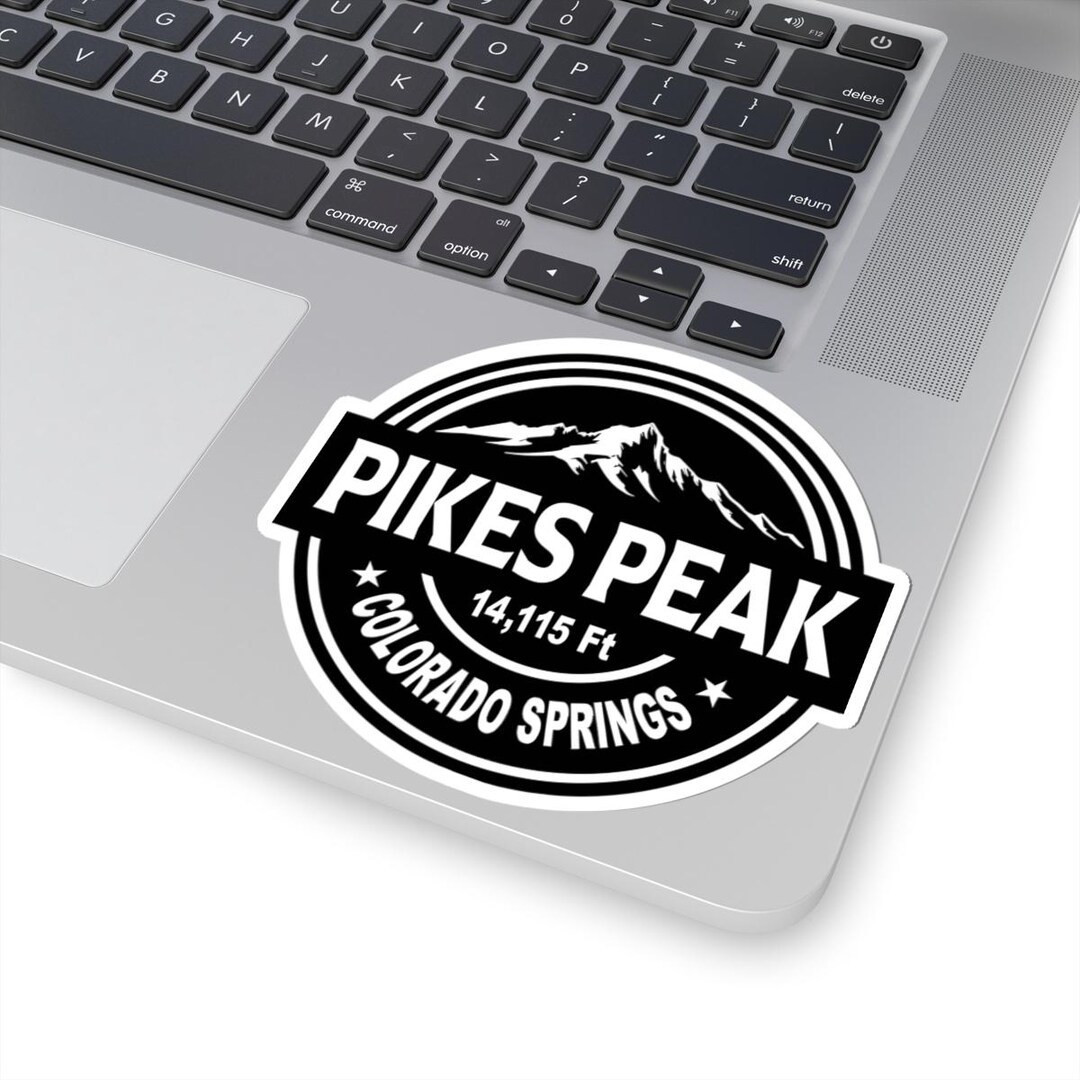 Pikes Peak - Colorado Springs - Sticker - Etsy