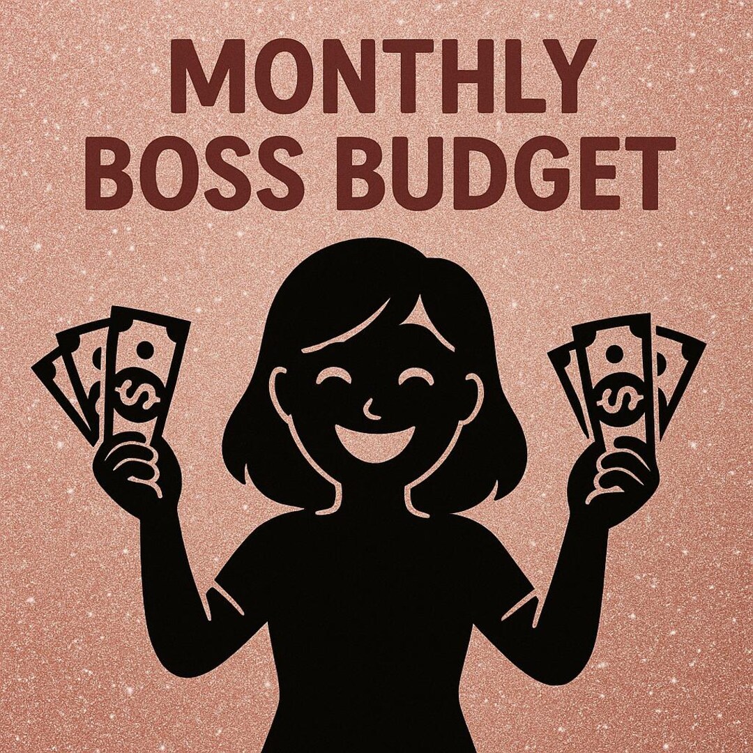 Monthly Boss Budget Sheet - Etsy