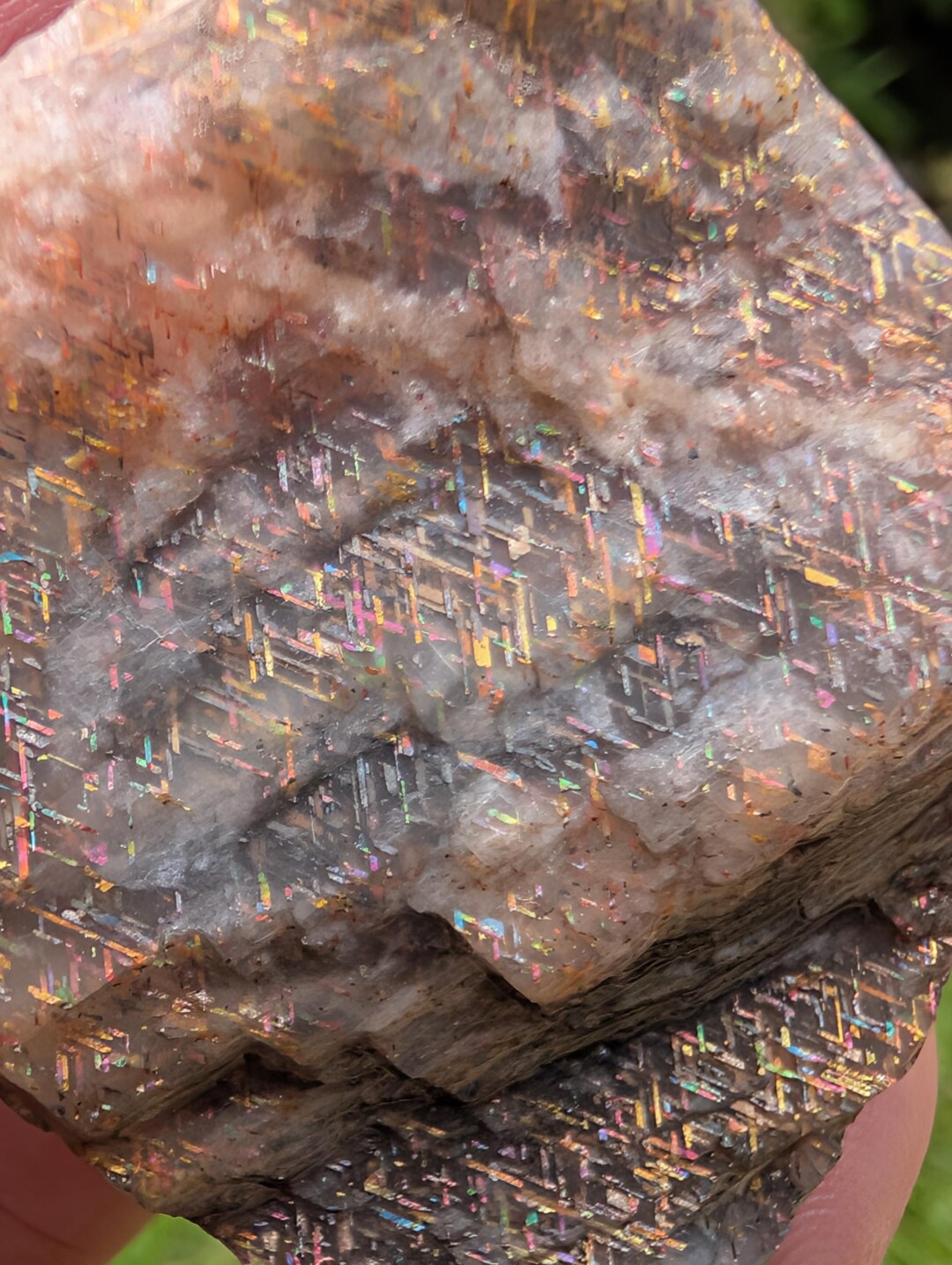 Australian Rainbow Lattice Sunstone 360ct Gemstone - Etsy