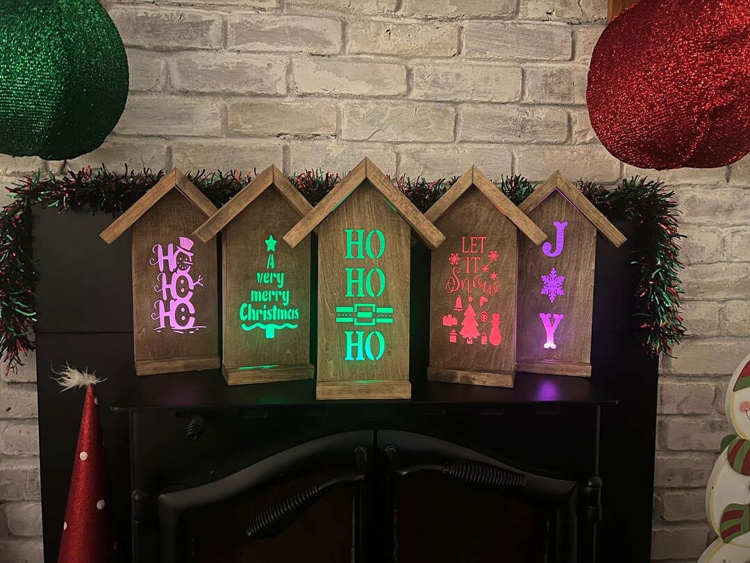 Handmade, Laser-cut Christmas Light Boxes. - Etsy
