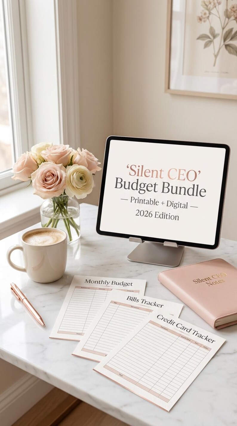 Budget Planner 2026 Bundle | Trackers + Credit Card Tracker + Guidebook ...