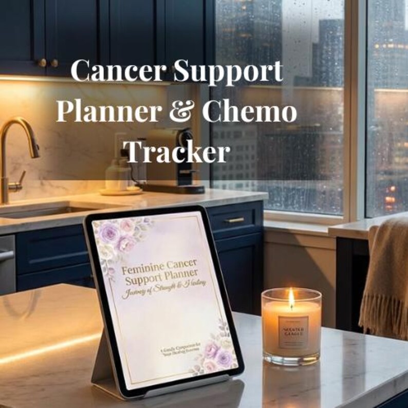 Interactive Digital Cancer Support Planner Healing & Treatment Tracker ...