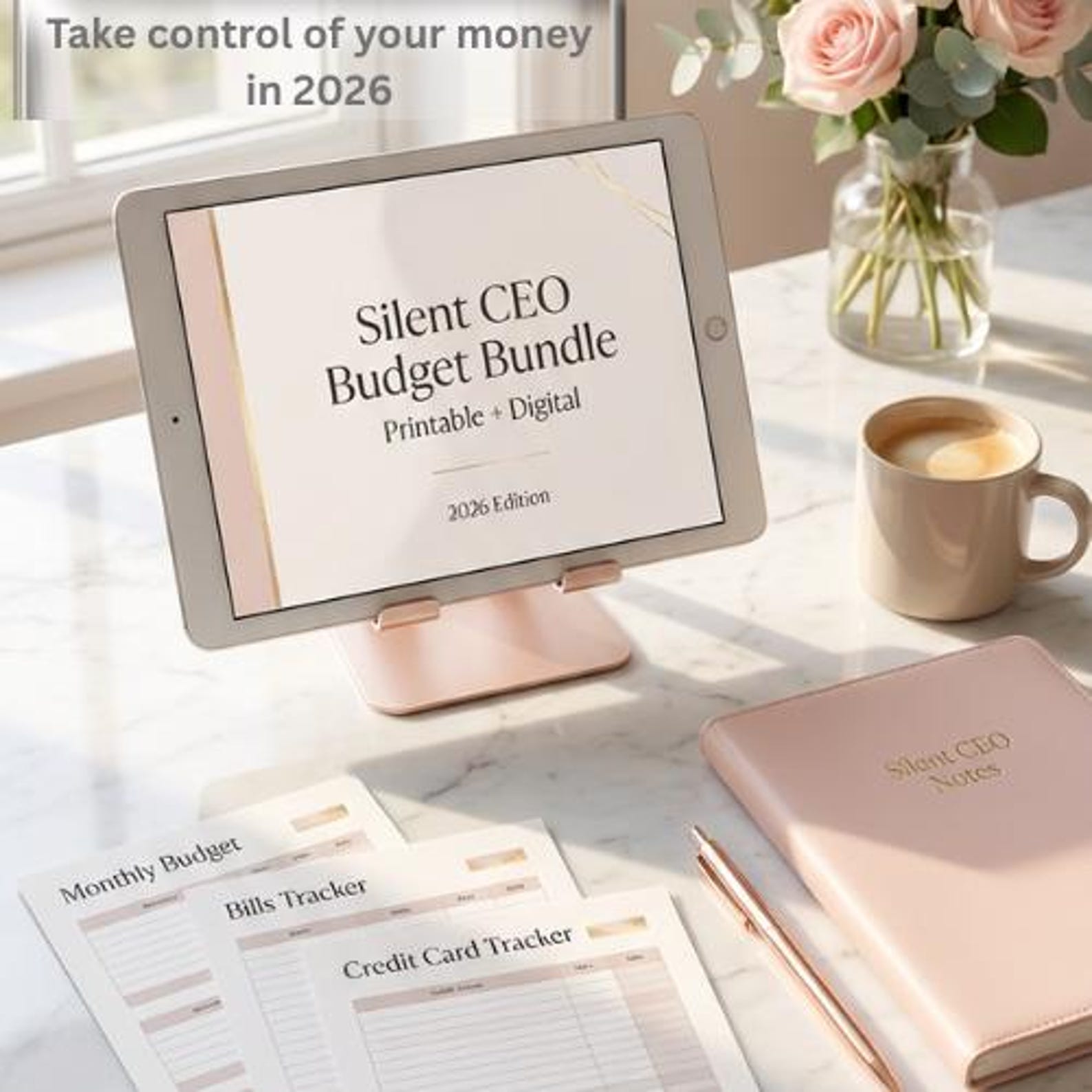 Budget Planner 2026 Bundle | Trackers + Credit Card Tracker + Guidebook ...