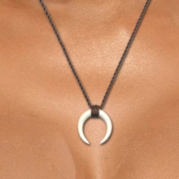 Tribal Bone Necklace - Etsy