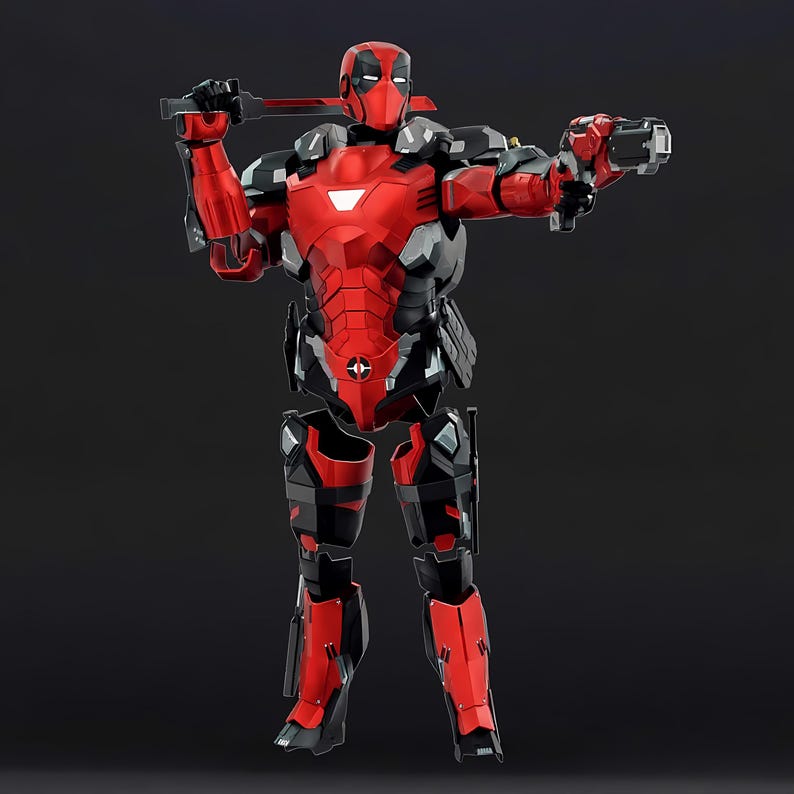 Costume STL – Heavy Battle Robot Unit | Deadpool Machine STL - Etsy