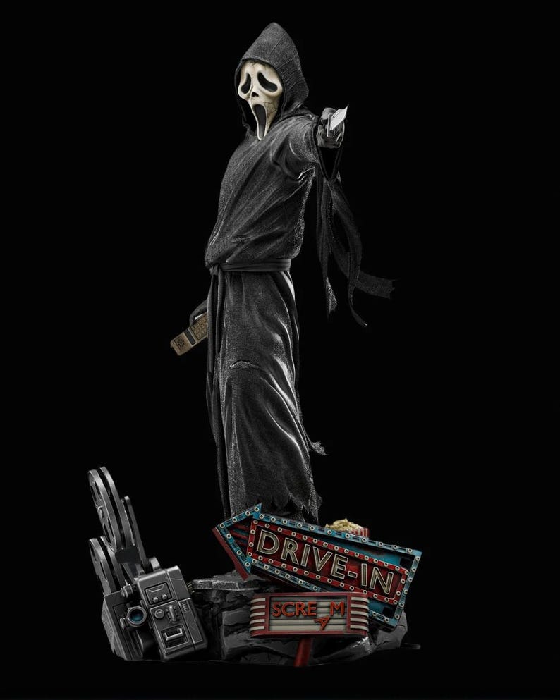 Masked Slasher Phantom STL | 3D Print Figurine Horror Killer Statue ...