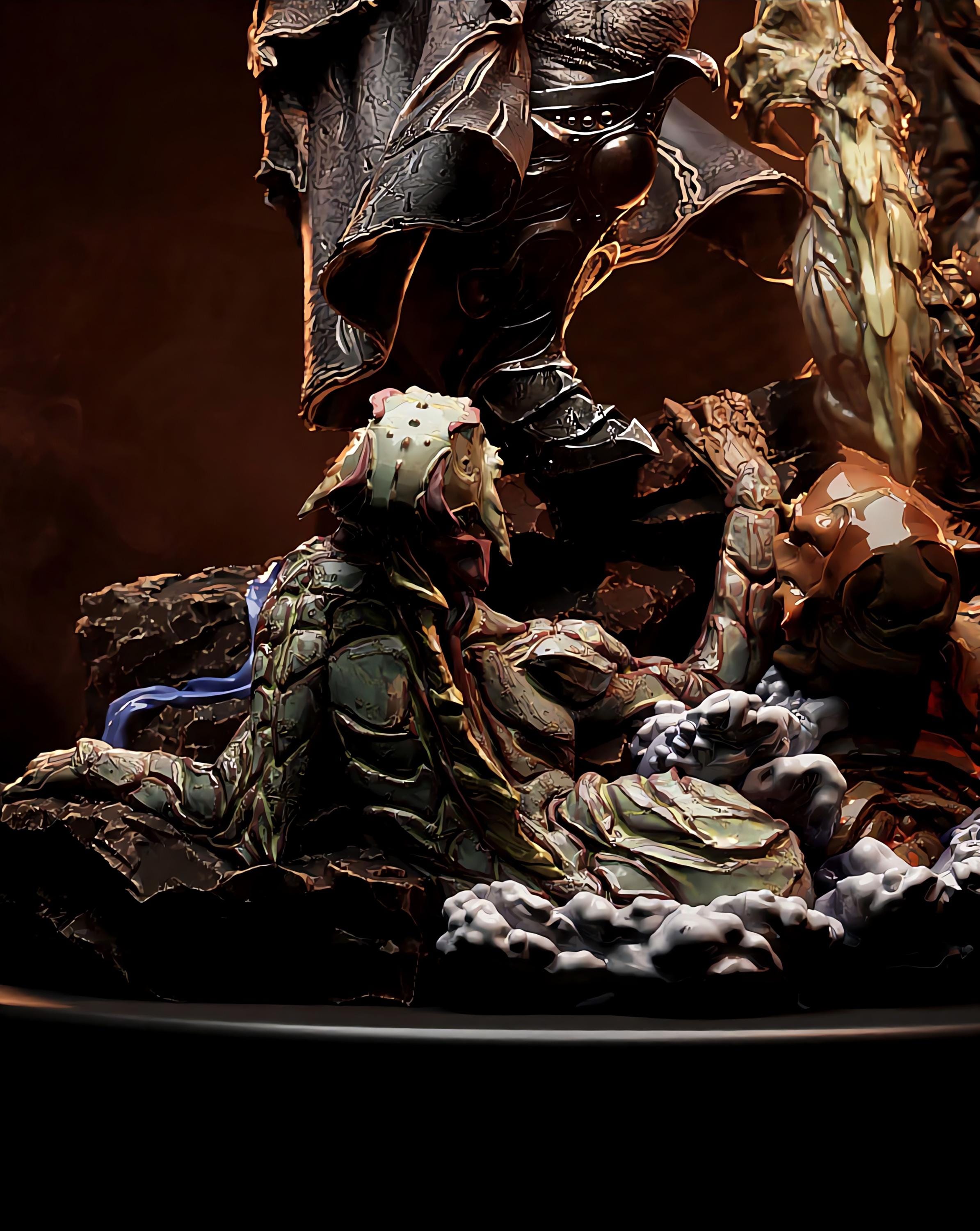 Ancient Death Dealer STL | 3D Print Figurine Spectral Executioner ...