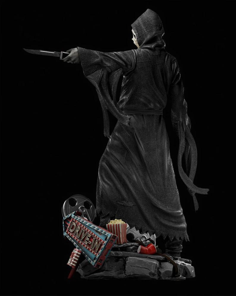Masked Slasher Phantom STL | 3D Print Figurine Horror Killer Statue ...