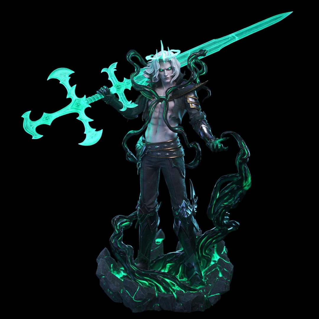 Cursed Shadow King STL | 3D Print Figurine Ruined Blade Sovereign ...