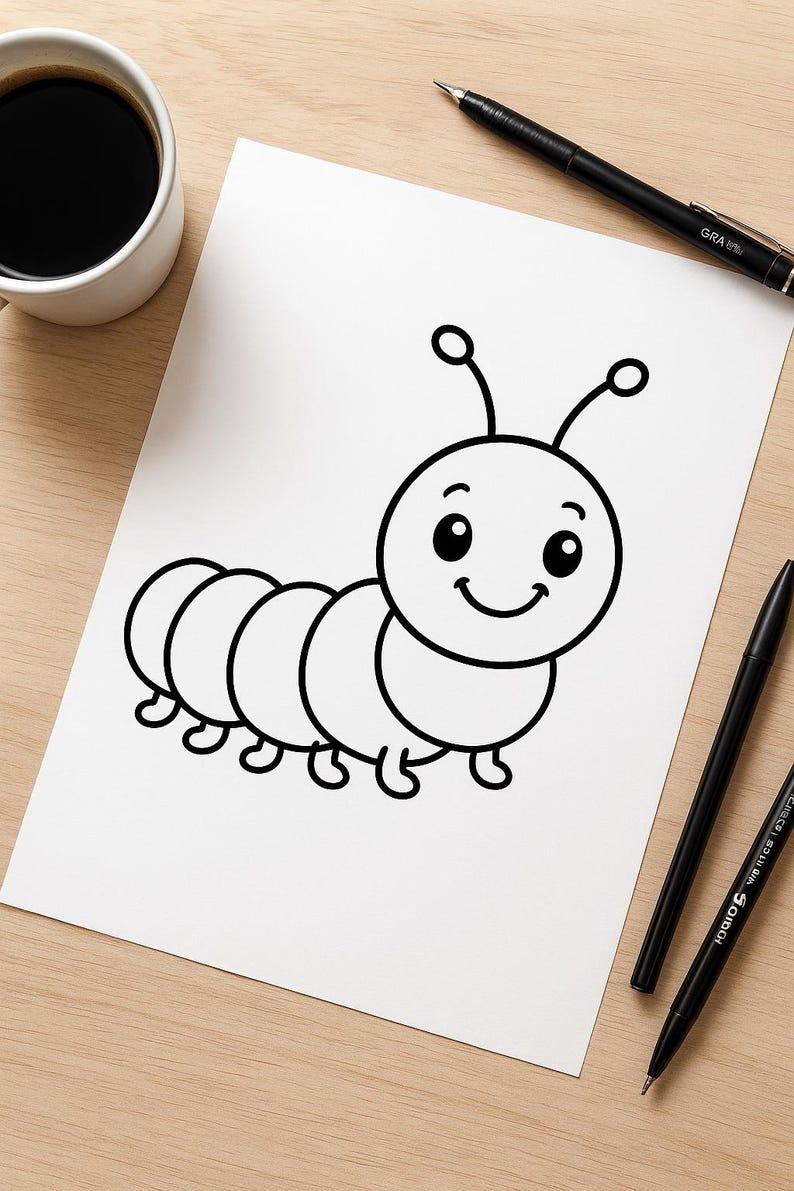 Insect Coloring Pages | 18 Cute Bug Coloring Sheets | Kids Printable ...