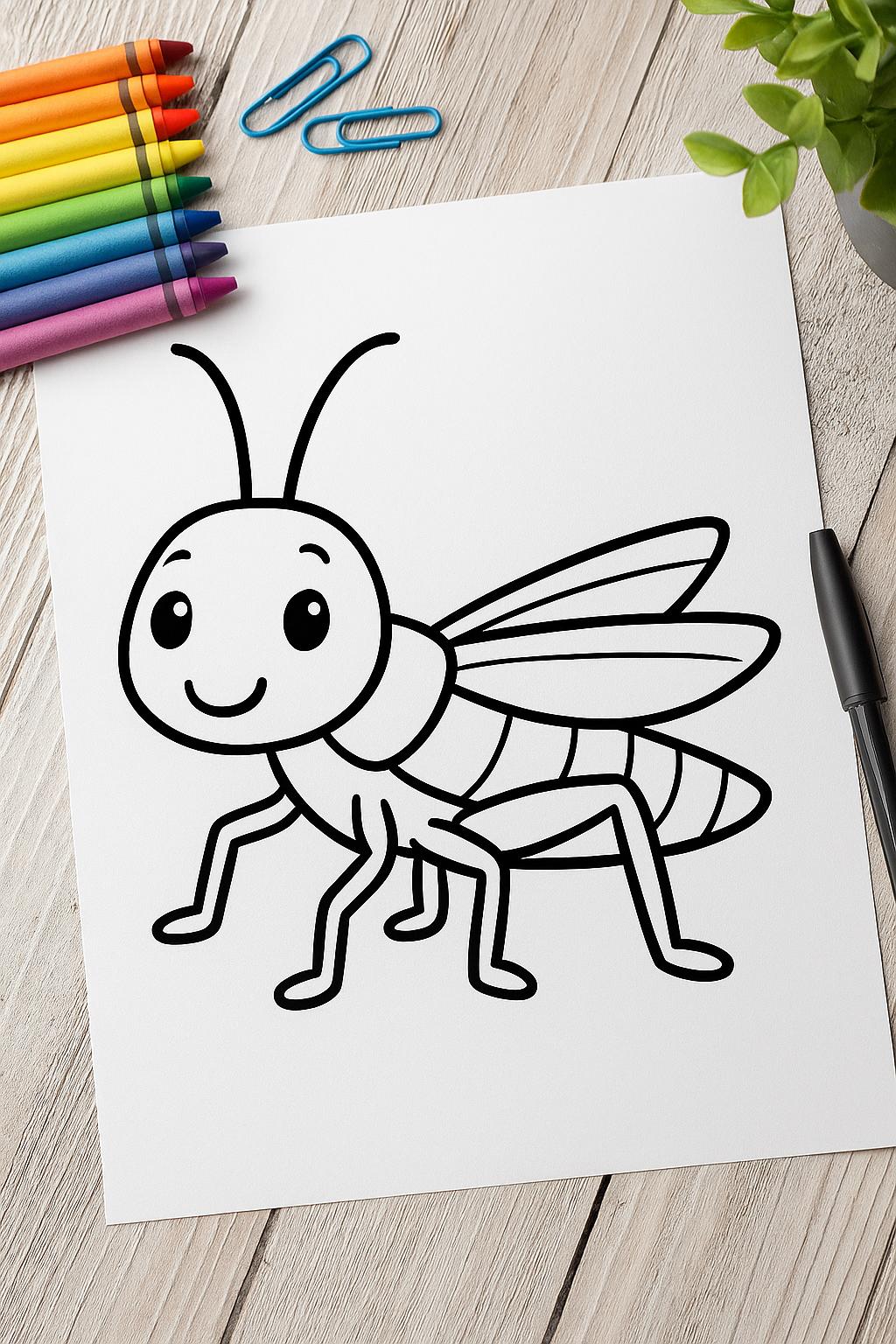 Insect Coloring Pages | 18 Cute Bug Coloring Sheets | Kids Printable ...