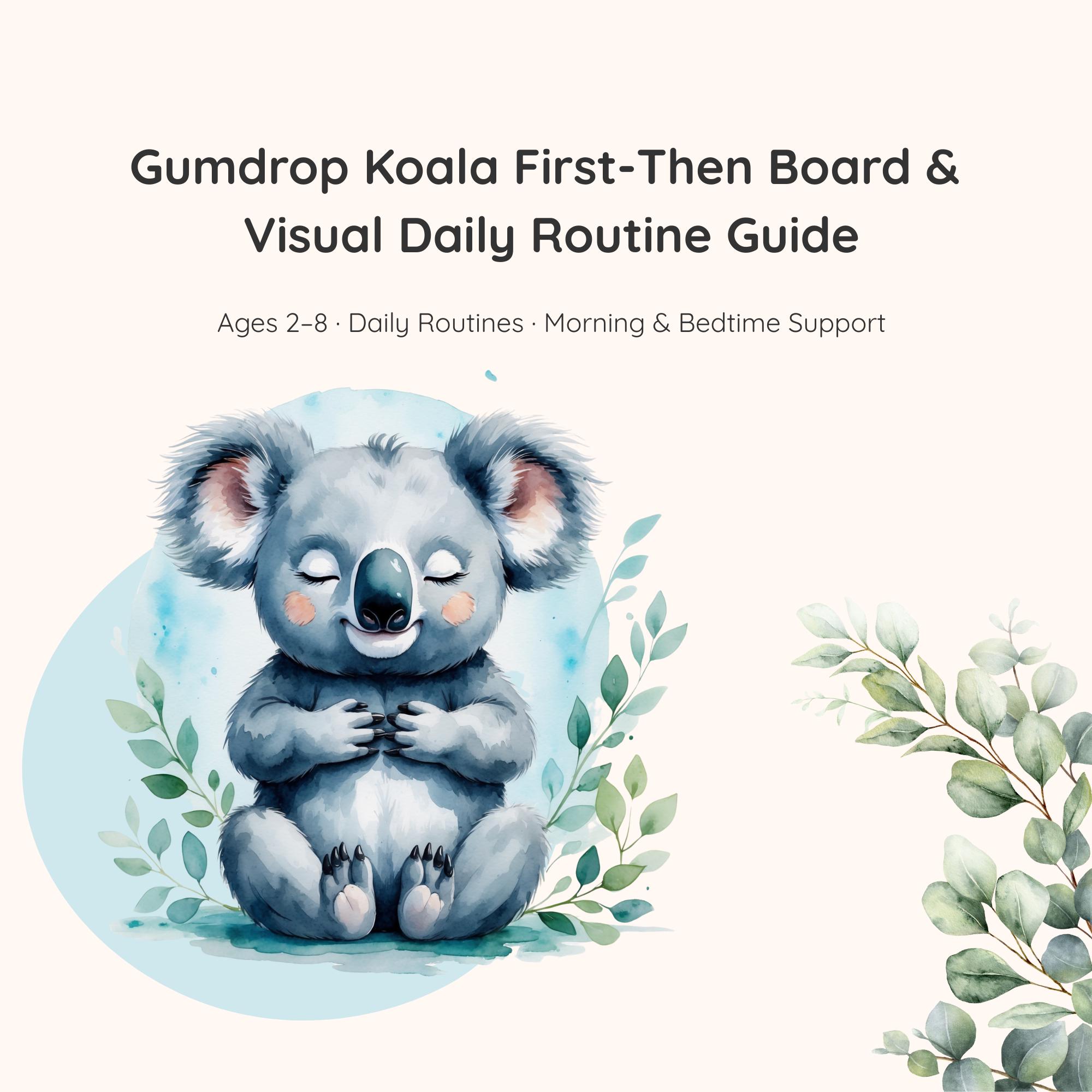 First Then Board • Daily Routine Visual Schedule (printable PDF) - Etsy