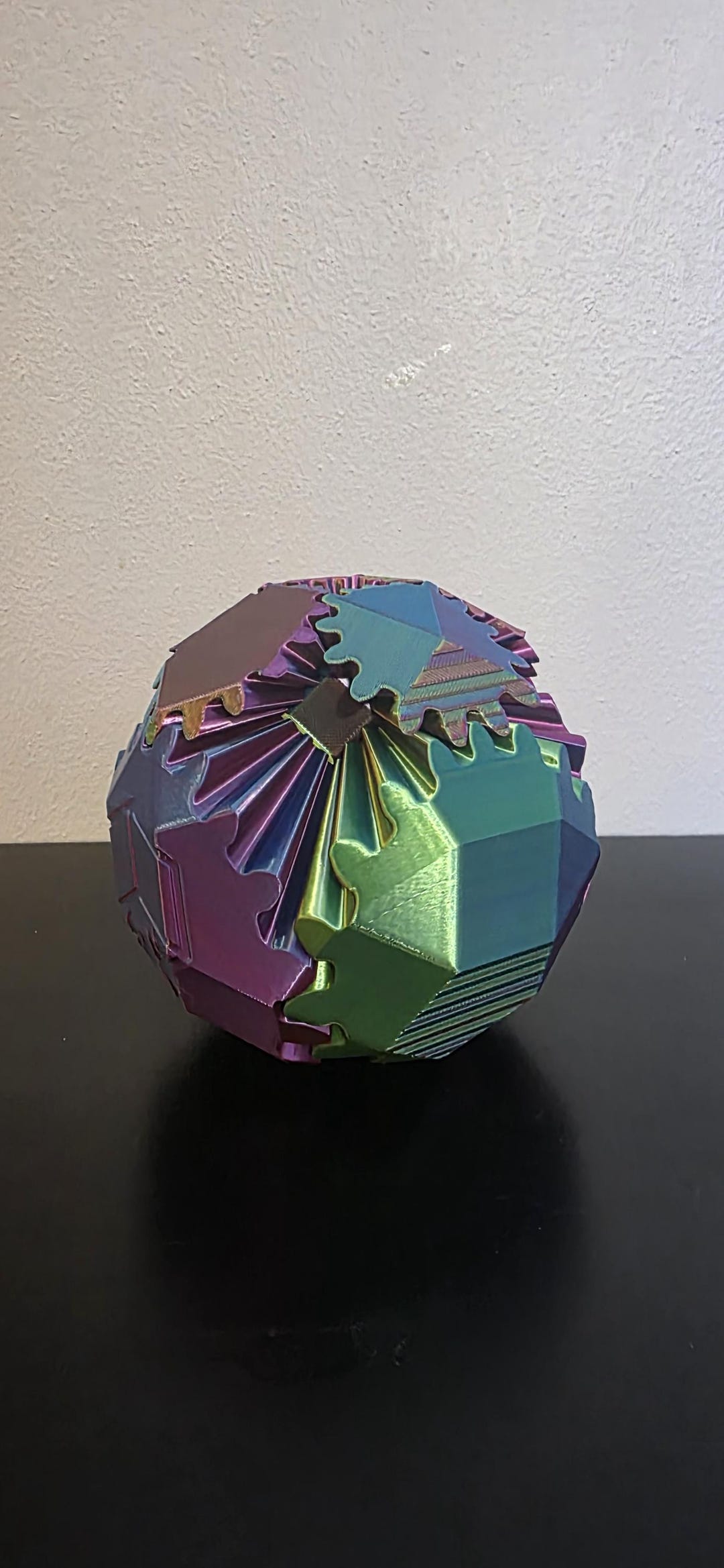 3D Printed Ball N Gear Fidget Toy - Etsy