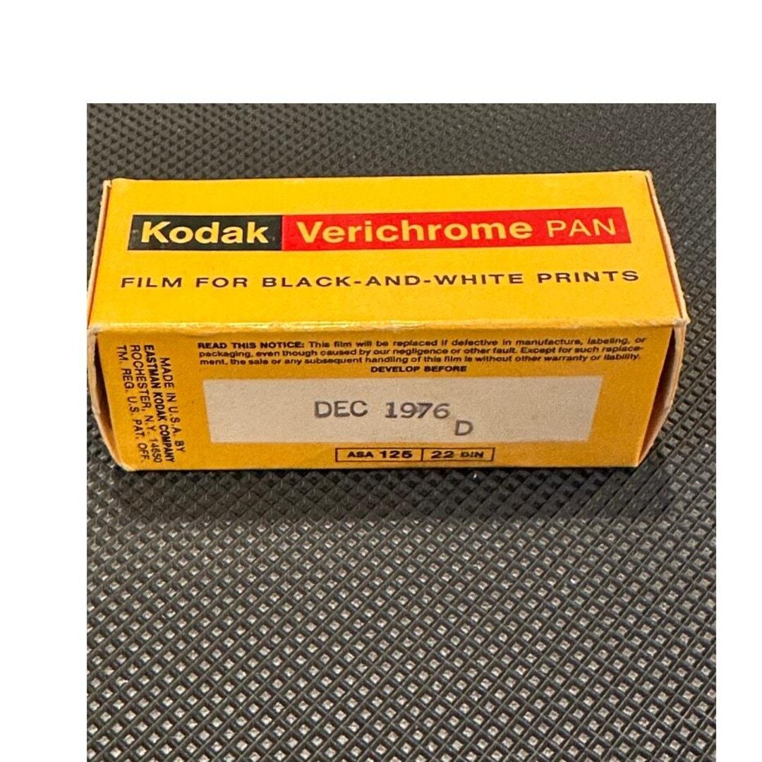 Kodak Verichrome Pan VP120 B&W Film ASA 125 Expired Dec 1976 Vintage ...
