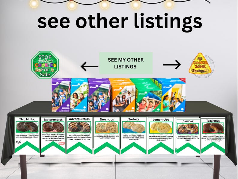 Girl Scout Cookie Booth Game – Roll & Draw Activity (digital Download ...